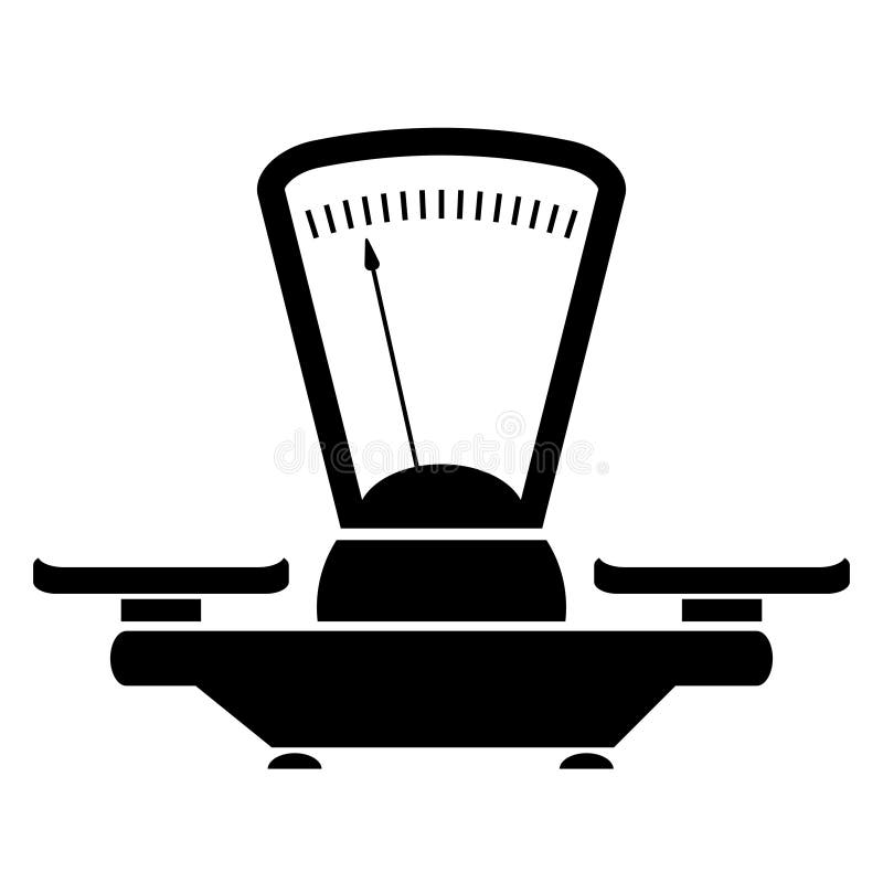 Icono de la balanza ilustración del vector. Ilustración de viejo - 47431746