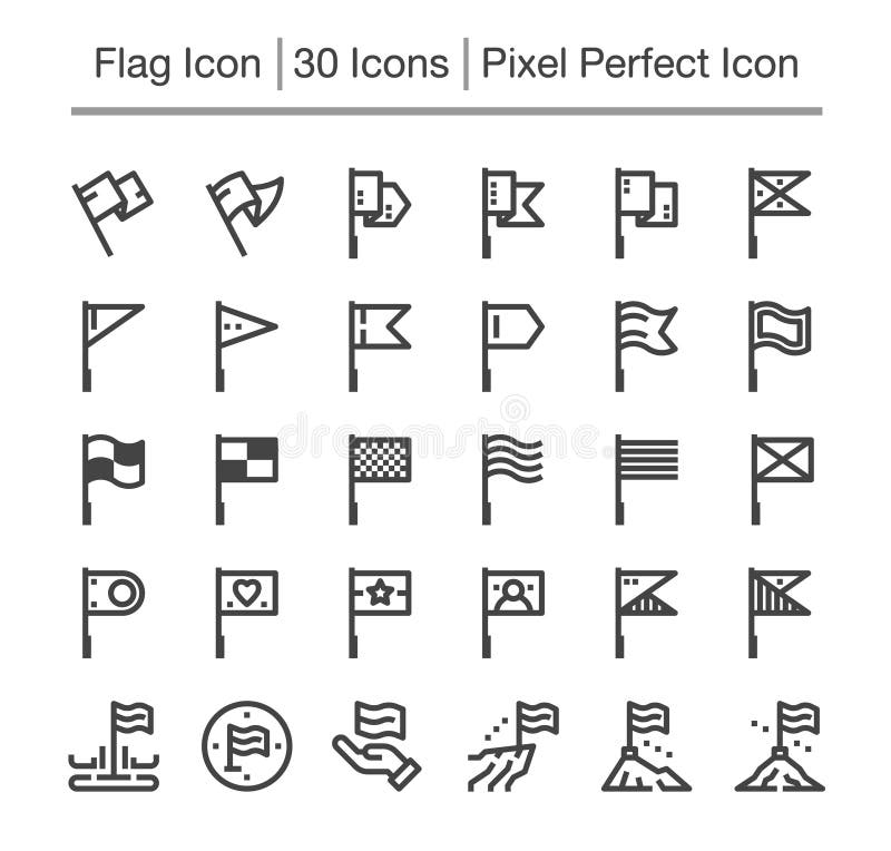 Icono de bandera ilustración del vector. Ilustración de forma - 106727486