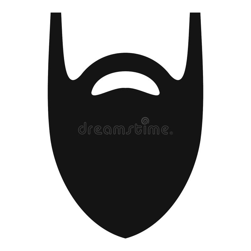 Icono De La Barba De La Moda, Estilo Simple Ilustración del Vector ...