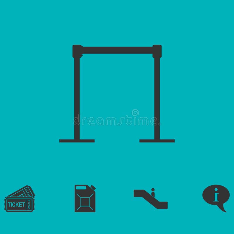 Icono De La Barra Horizontal Completamente Ilustración del Vector ...