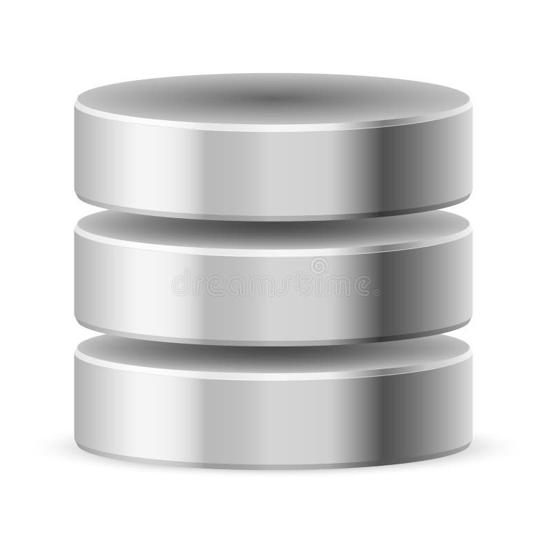 Icono De La Base De Datos Con Símbolo De La Actualización. Ilustración ... Icono De La Base De Datos Con Símbolo De La Actualización. Ilustración ...