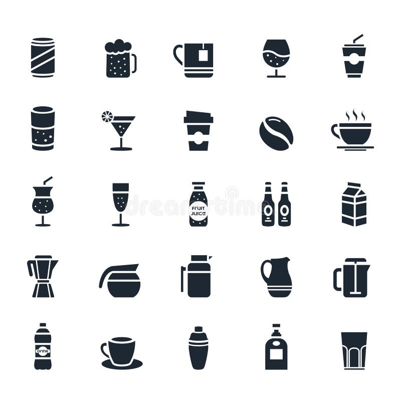 Icono de la bebida ilustración del vector. Ilustración de taza - 47579043