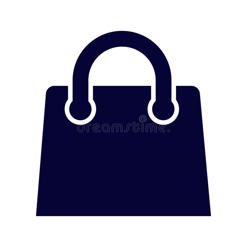 Icono De La Bolsa De Compra De Ecommerce Ilustración del Vector ...