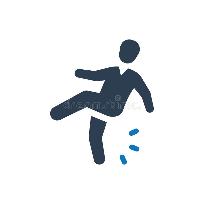 Icono De Vector De Caída Y Caída Ilustración del Vector - Ilustración ...