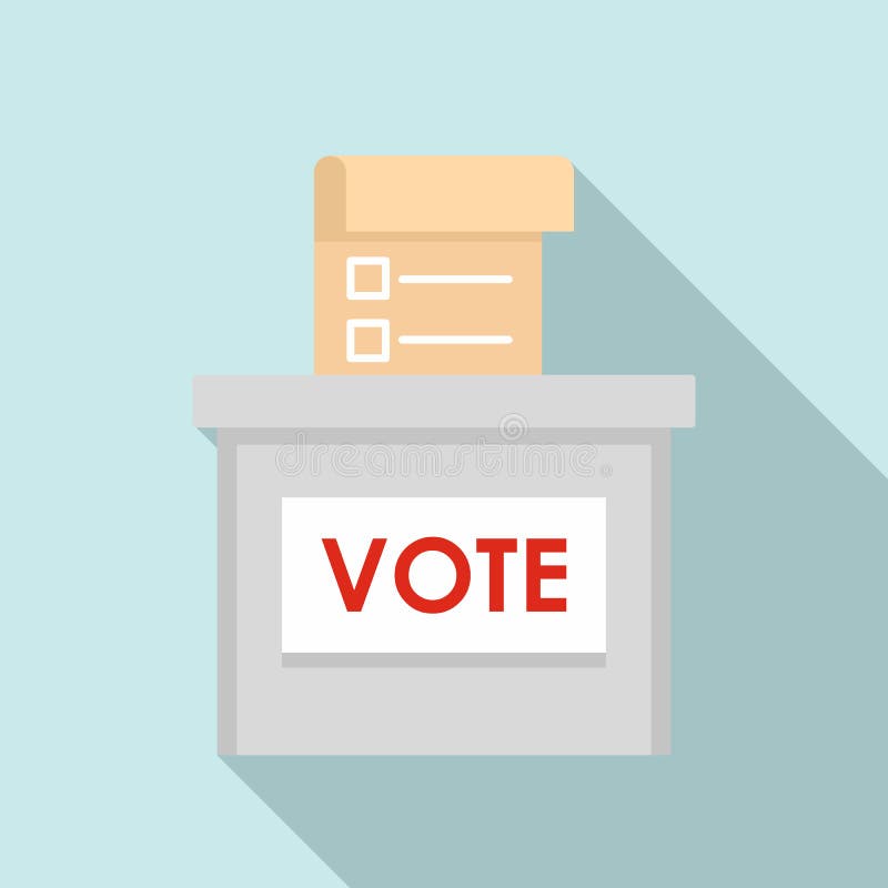 Icono Del Papel Del Candidato Del Voto Estilo Simple Ilustración Del