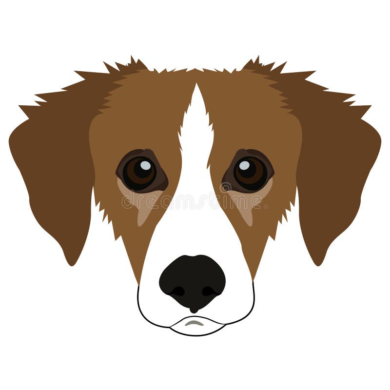 Icono de la cara del perro ilustración del vector. Ilustración de perro ...