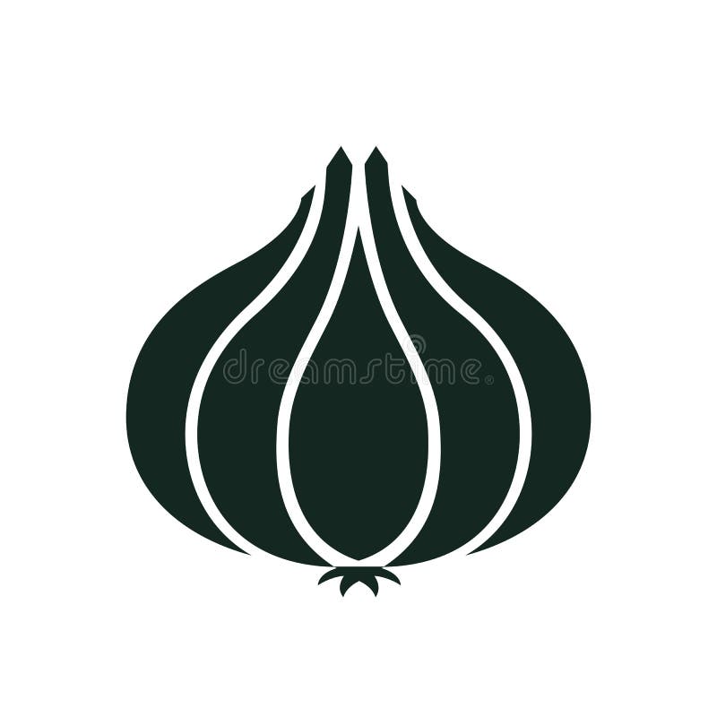 Icono De La Cebolla - Vector Común Ilustración del Vector - Ilustración ...