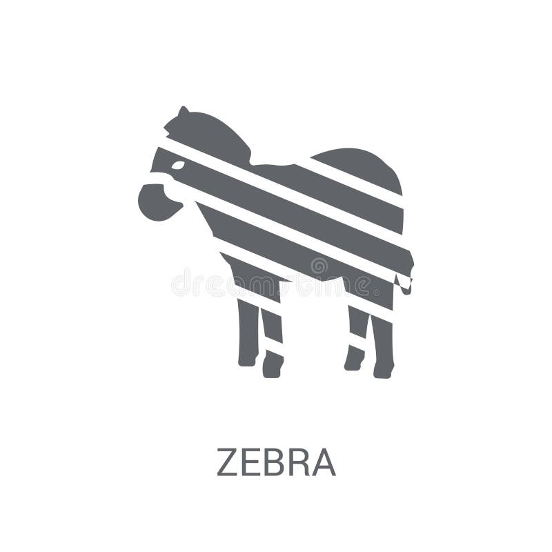 Icono de la cebra ilustración del vector. Ilustración de material ...