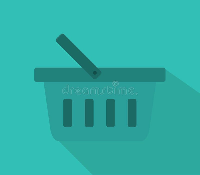 Icono De Canasta Ilustrado En Vector Sobre Fondo Blanco Stock de ...