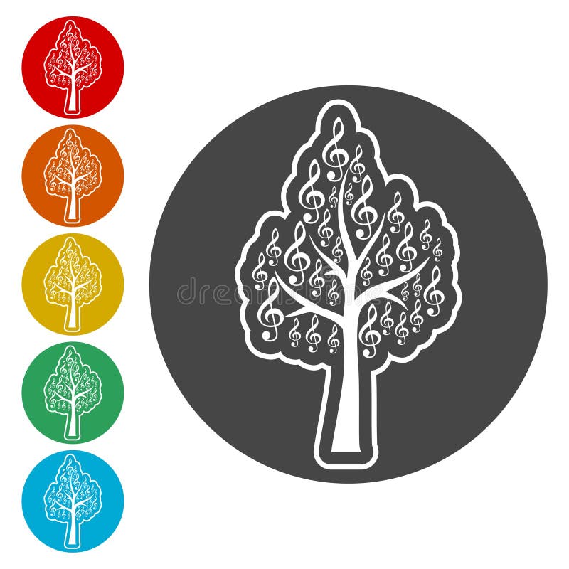 Icono De La Clave De Sol, Llave Musical Ilustración del Vector ...