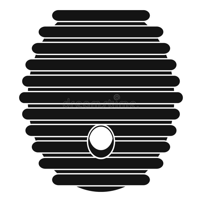 Icono De La Colmena, Estilo Simple Ilustración del Vector - Ilustración ...