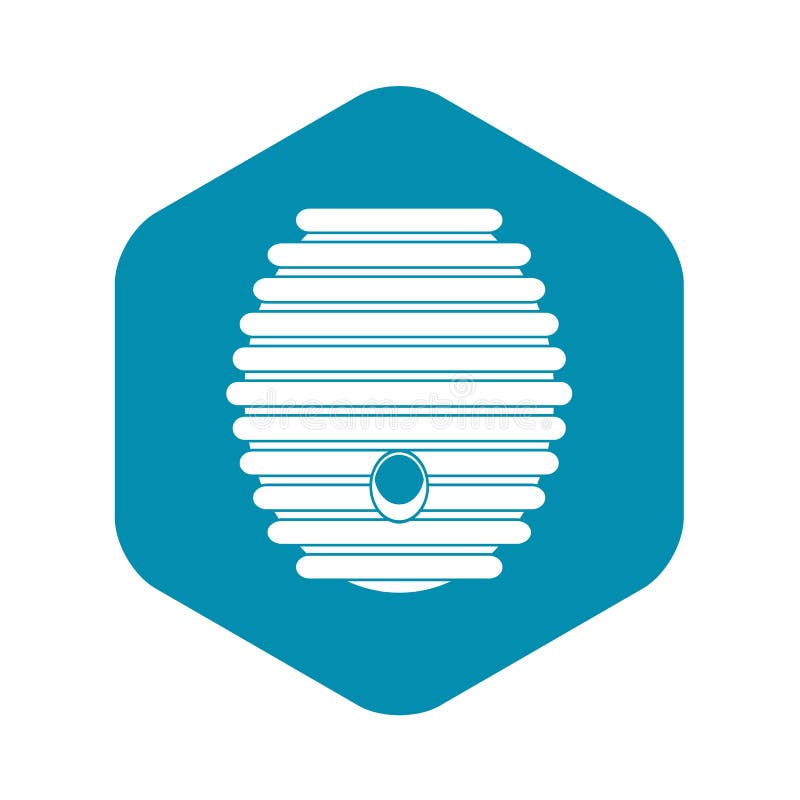 Icono De La Colmena, Estilo Simple Ilustración del Vector - Ilustración ...