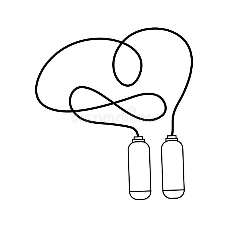 Icono de la comba stock de ilustración. Ilustración de juego - 89039634