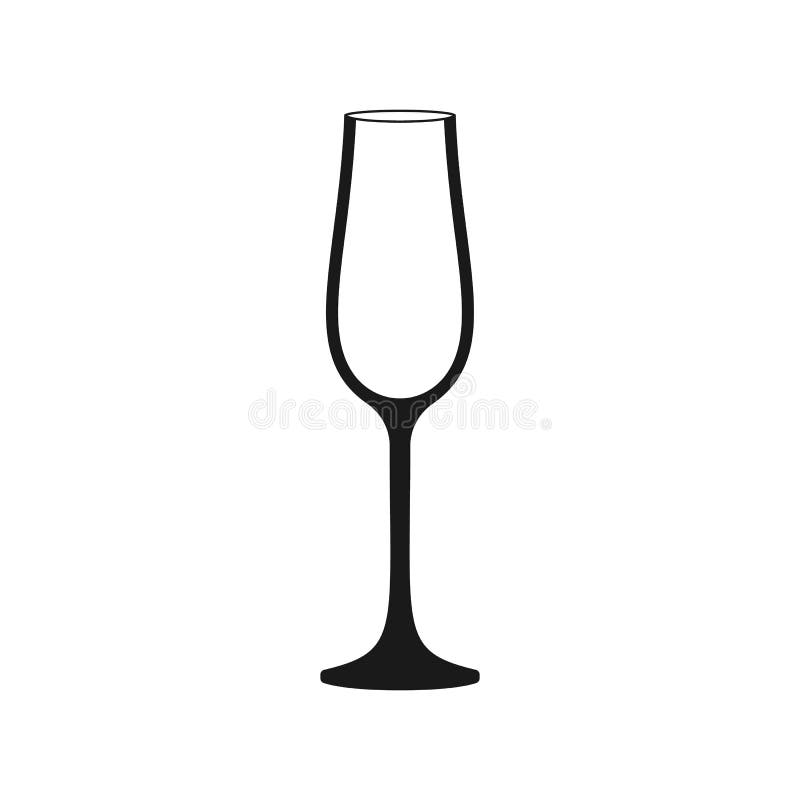 Icono De La Copa De Vino - Vector Ilustración del Vector - Ilustración ...