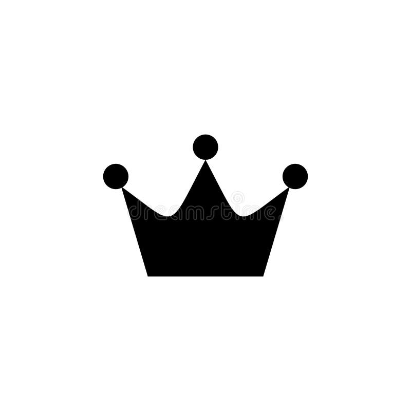 Icono De La Corona . Icono Del Vector De La Corona Ilustración del ...