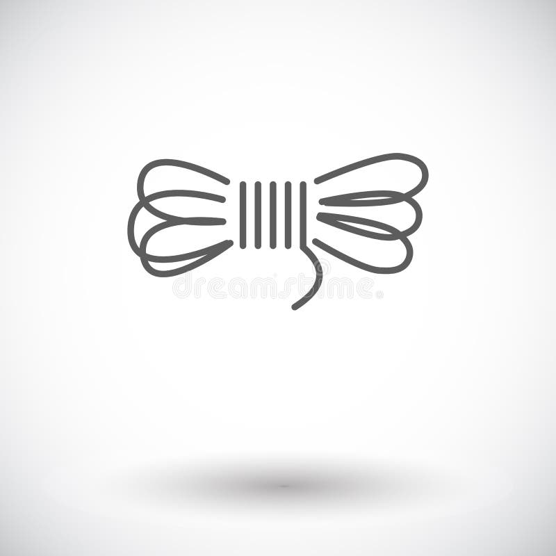 Icono de la cuerda ilustración del vector. Ilustración de modelo - 89760572