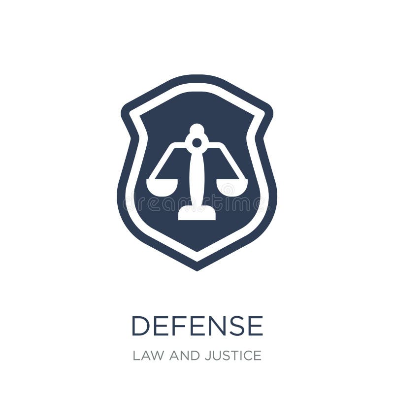 Icono de la defensa ilustración del vector. Ilustración de combatiente ...