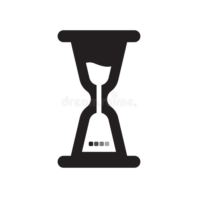 Icono De La Espera Aislado En El Fondo Blanco Ilustración del Vector ...