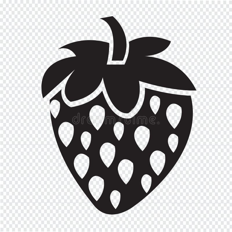 Icono de la fresa ilustración del vector. Ilustración de ilustraciones ...