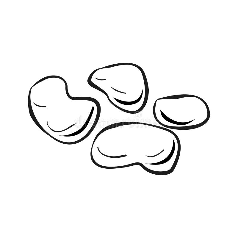 Icono De La Haba, Ejemplo Del Vector Ilustración del Vector ...