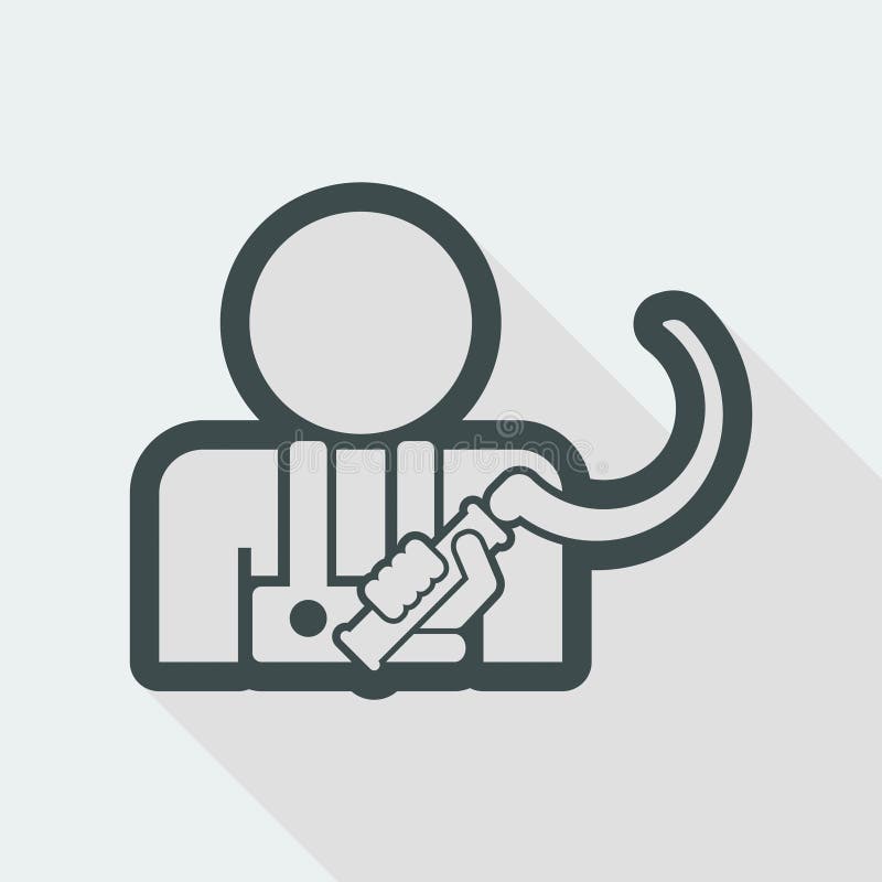 Icono de la hoz ilustración del vector. Ilustración de uniforme - 117821853