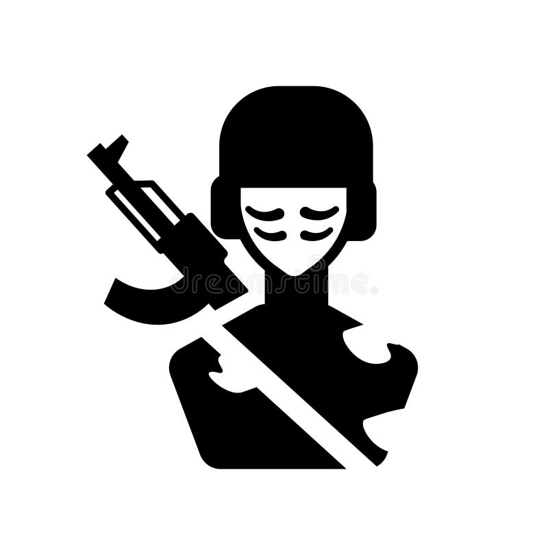 Icono de la infantería ilustración del vector. Ilustración de medieval ...