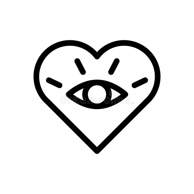 Icono De La Intuición, Ejemplo Del Vector Ilustración del Vector ...