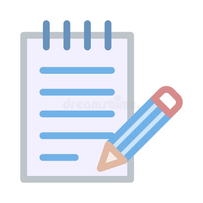 Icono de la libreta stock de ilustración. Ilustración de icono - 100736030