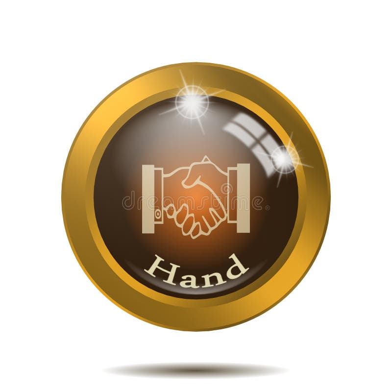 Icono De La Mano, Muestra, Ejemplo Stock de ilustración - Ilustración ...