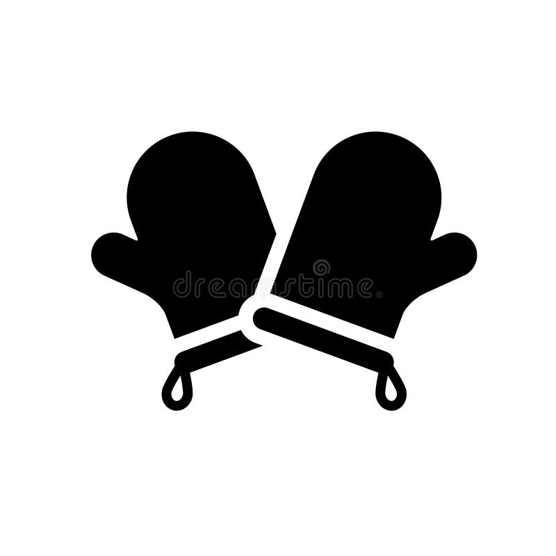 Icono De La Manopla De La Cocina Ilustración del Vector - Ilustración ...