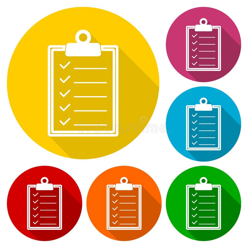 Icono De La Marca De Cotejo Ilustraciones Stock, Vectores, Y Clipart ...