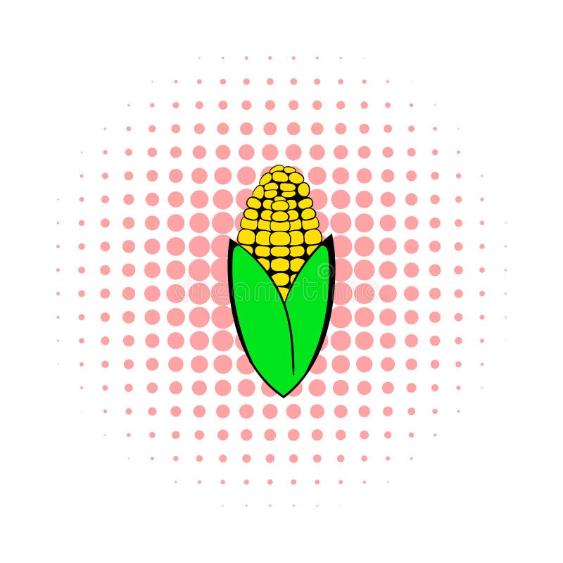 Icono De La Mazorca De Maíz En Estilo Plano Ilustración del Vector ...