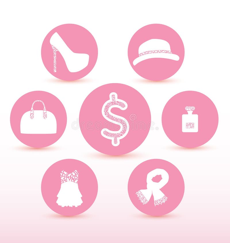 Icono de la moda ilustración del vector. Ilustración de corte - 46323810