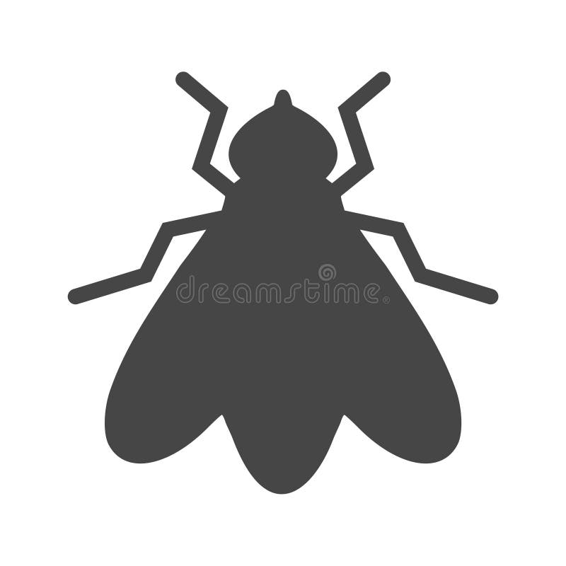 Icono De La Mosca - Ejemplo Del Vector Ilustración del Vector ...