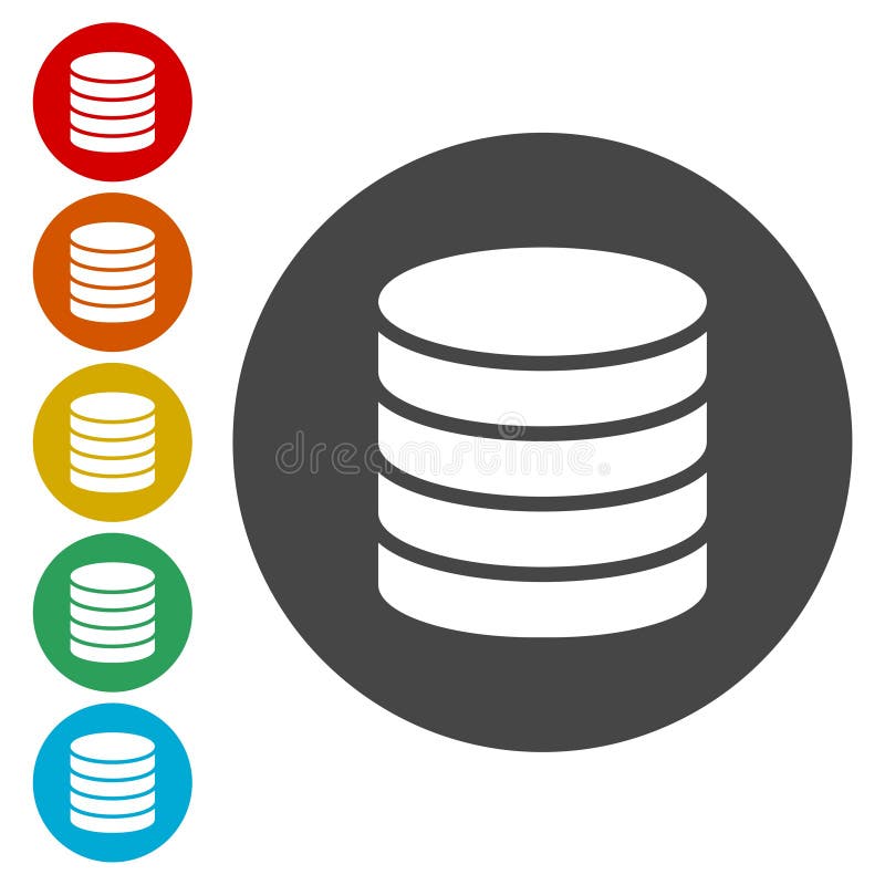 Icono De La Muestra De La Base De Datos, Icono De La Base De Datos ...