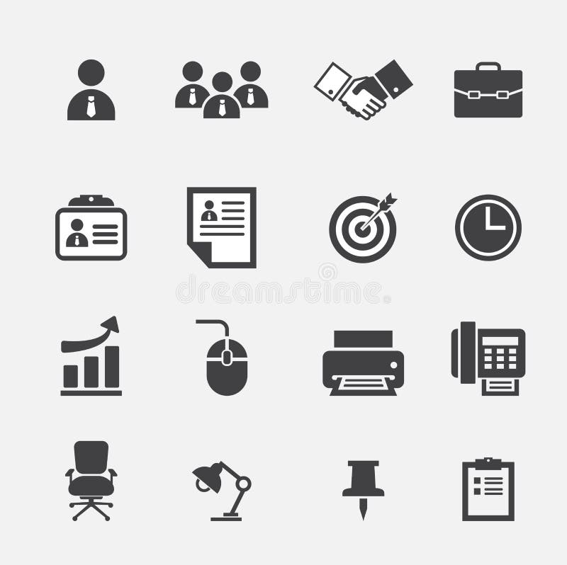 Icono de la oficina ilustración del vector. Ilustración de taza - 46090347