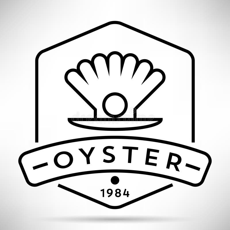 Icono De La Ostra Del Vector Con Art Style Linear Ilustración del ...