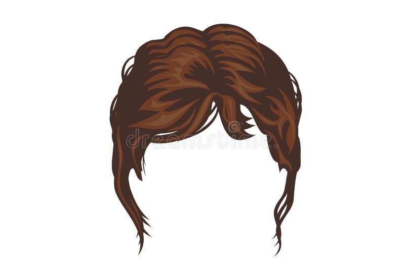 Icono de la peluca stock de ilustración. Ilustración de cara - 138638601