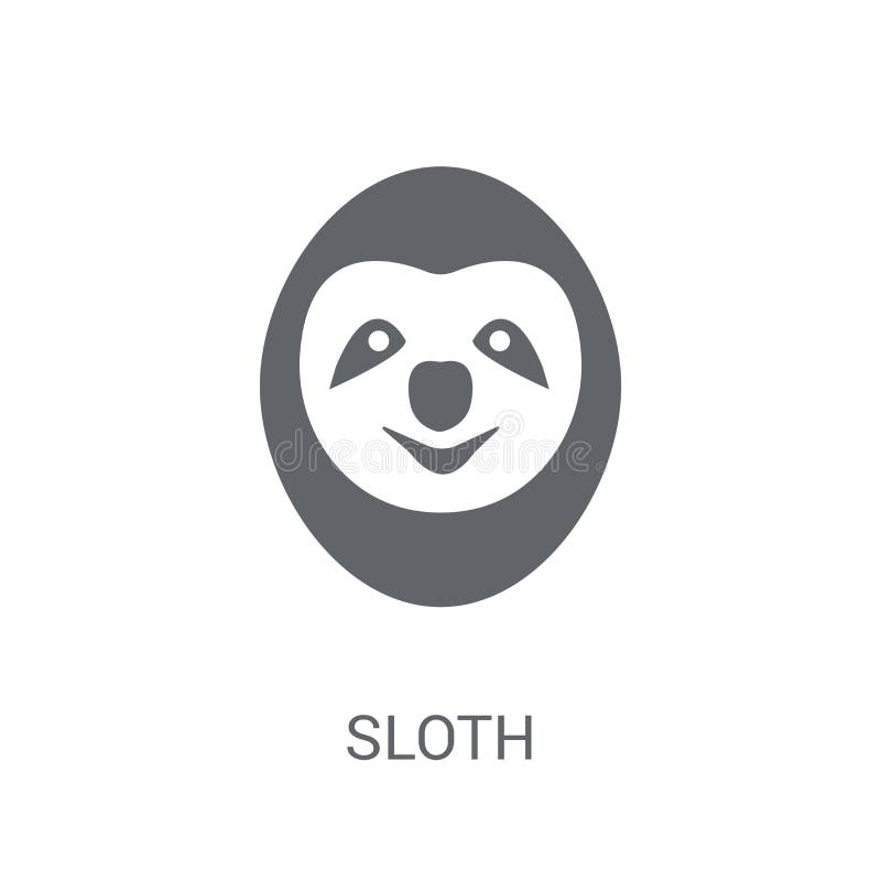 Vector Del Icono De La Pereza Aislado En El Fondo Blanco, Concepto Del ...