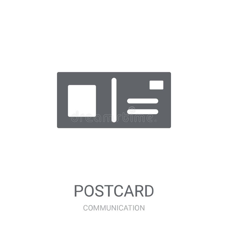 Icono de la postal ilustración del vector. Ilustración de papel - 131180920