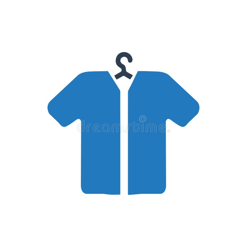 Icono de la ropa ilustración del vector. Ilustración de alineada ...