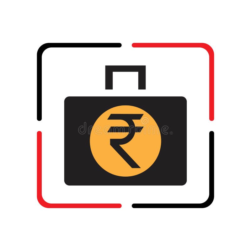 Icono De La Rupia India Signo De Rupia India Vectorial Stock de ...