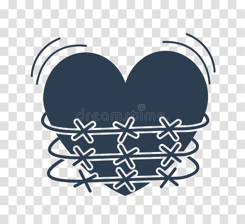 Icono De La Silueta De La Angustia Stock de ilustración - Ilustración ...