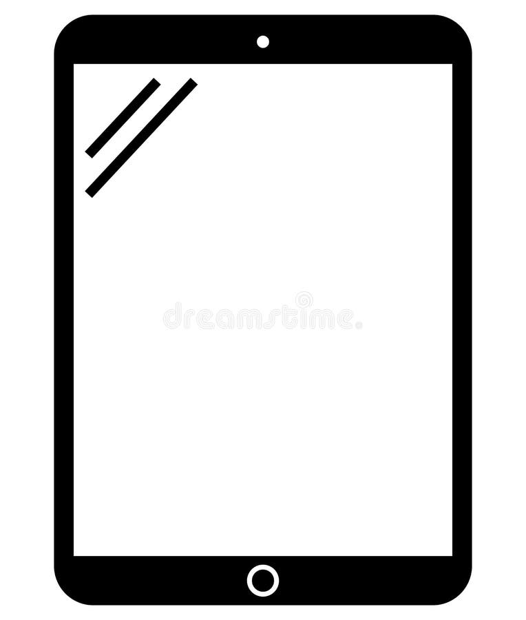 Icono de la tableta ilustración del vector. Ilustración de icono ...