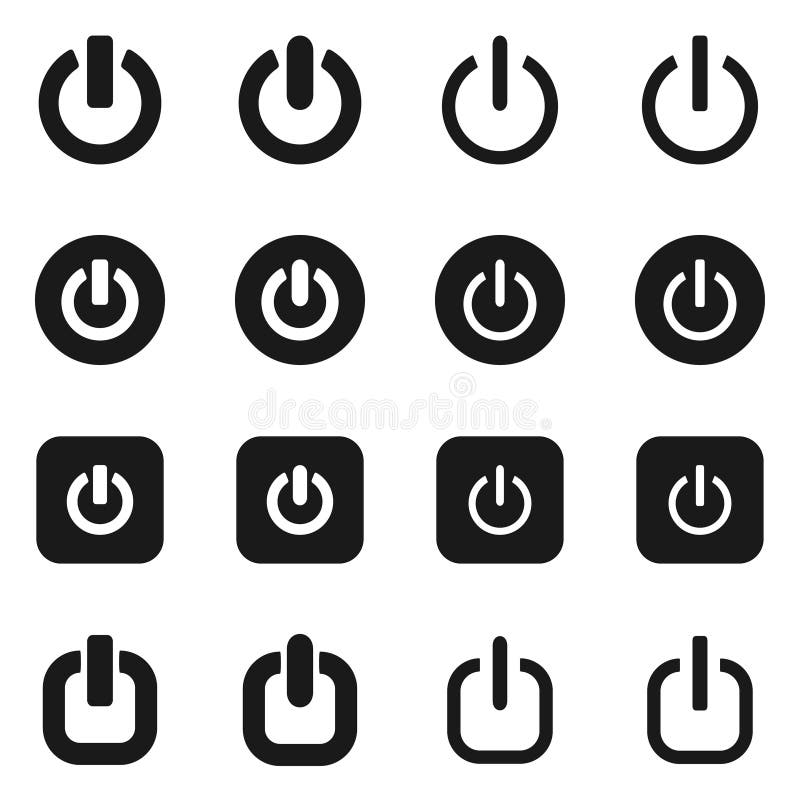 Icono De La Tecla De Partida Ilustración del Vector - Ilustración de ...