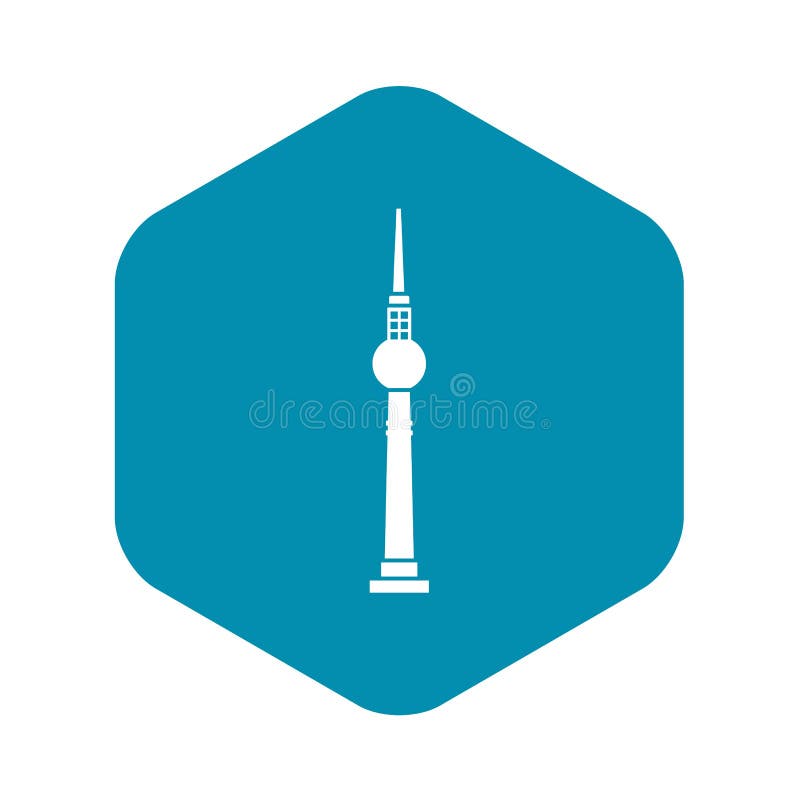 Icono De La Torre, Estilo Simple Ilustración del Vector - Ilustración ...