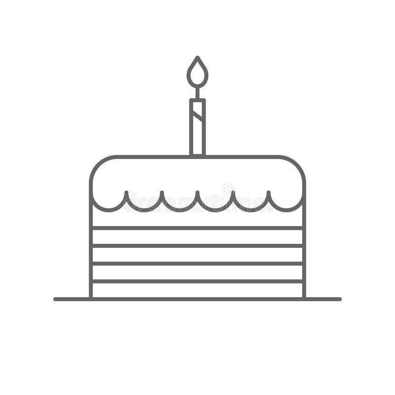 Icono de la torta stock de ilustración. Ilustración de pasteles - 111358355