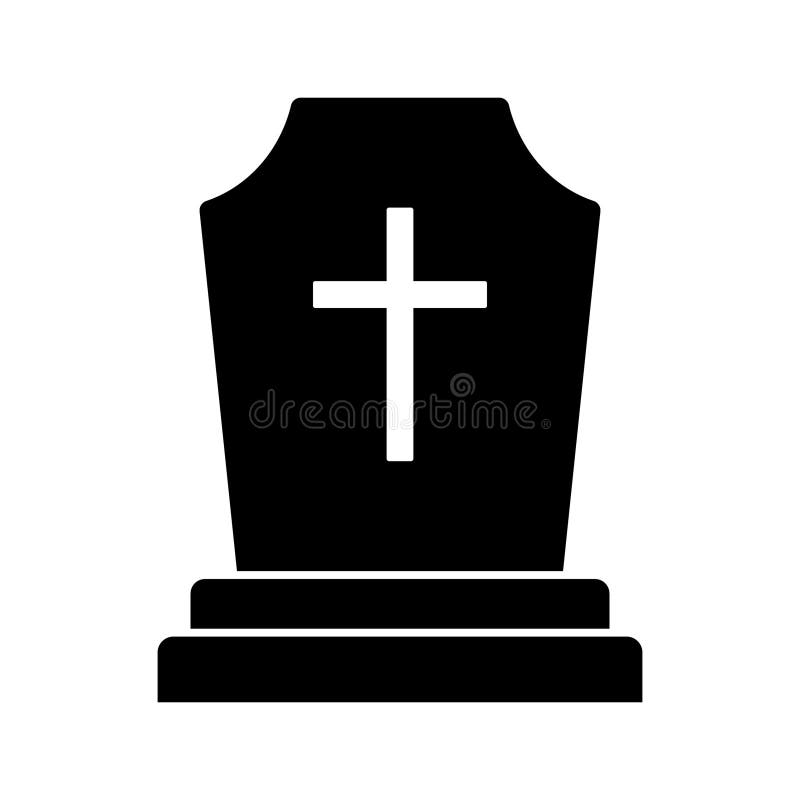 Icono De La Tumba. Icono De La Tumba De Rip. Ilustración del Vector ...