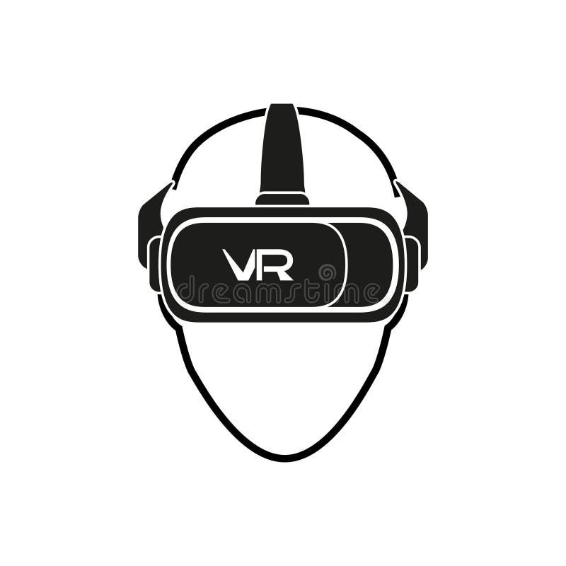 Icono De Las Auriculares De VR - Ejemplo Plano Del Vector Ilustración ...
