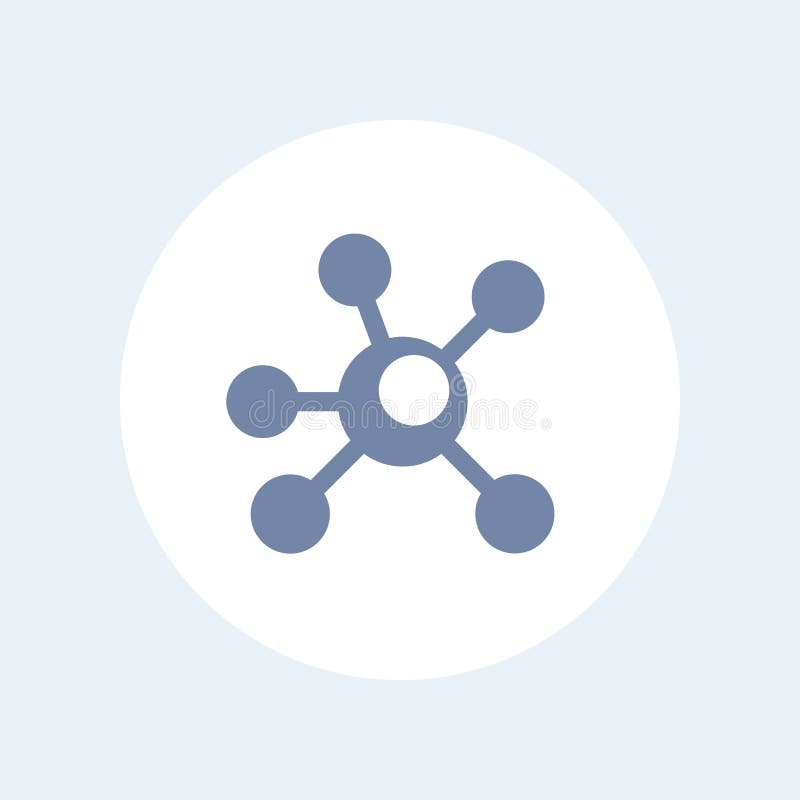 Icono De Las Conexiones, Símbolo Del Vector De La Conectividad ...